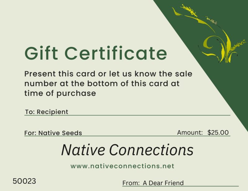 Gift Certificates - Native Connections